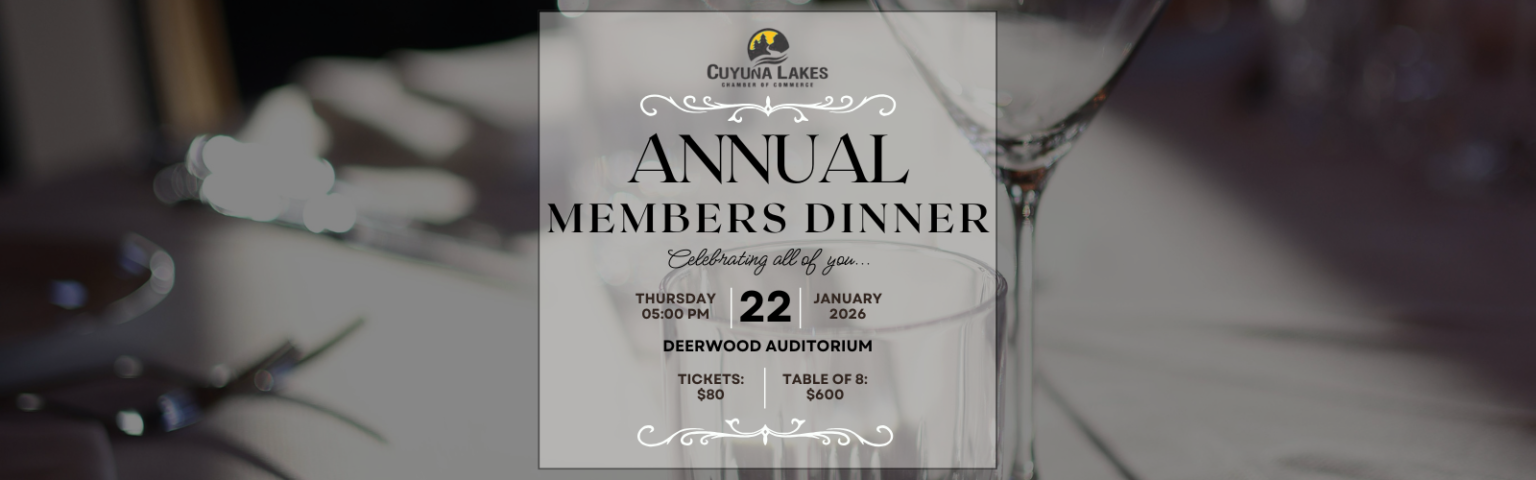 Annual Members Dinner - Cuyuna Lakes Chamber of Commerce